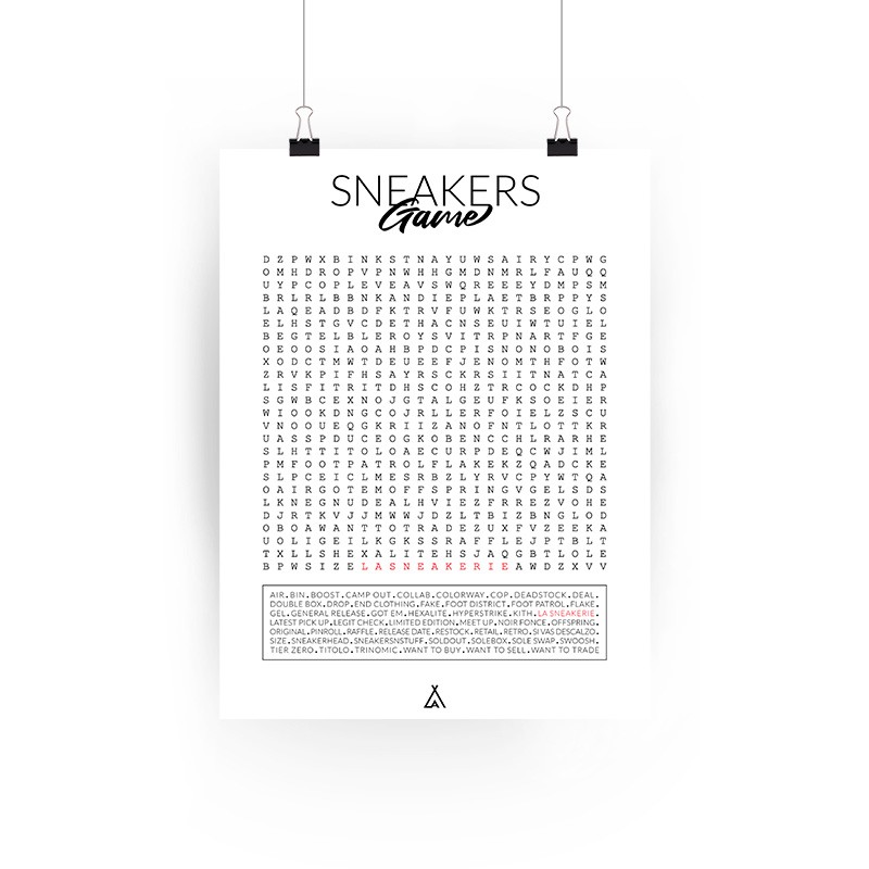 Mixed Words Poster La Sneakerie mixed-words-poster-la-sneakerie