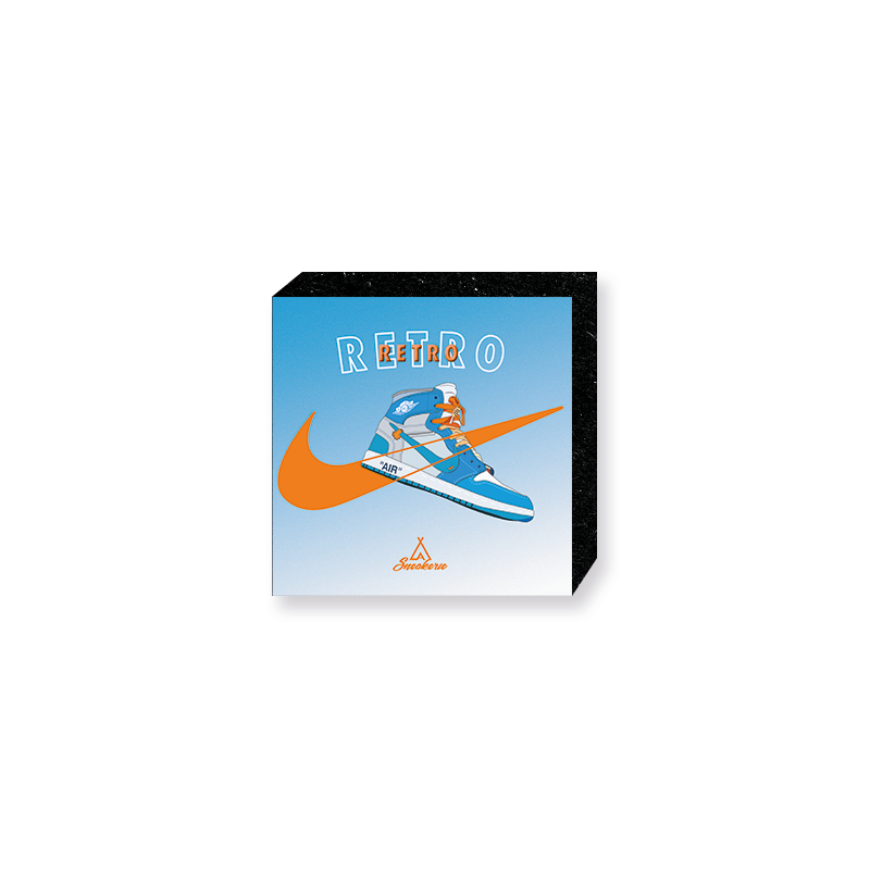 Bloc Mural Air Jordan 1 Retro High Off White University Blue | La S...