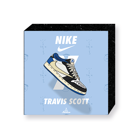 Bloc Mural Jordan 1 Retro Low OG SP Fragment x Travis Scott | La Sn...