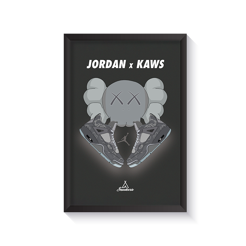 Air Jordan 4 Retro Kaws Frame | La Sneakerie