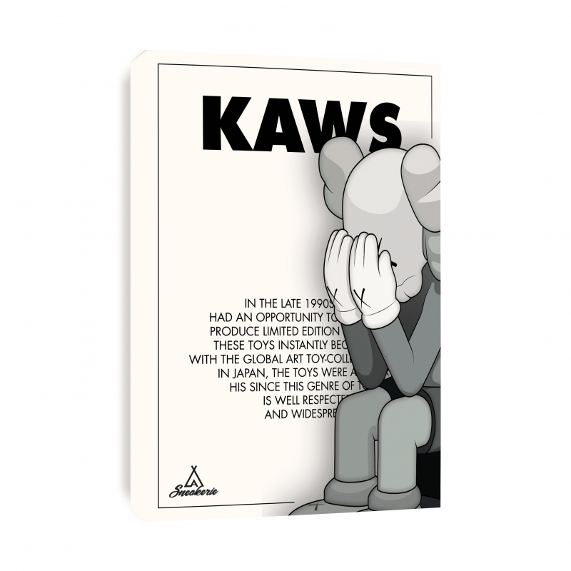 Tableau crying Kaws | La Sneakerie