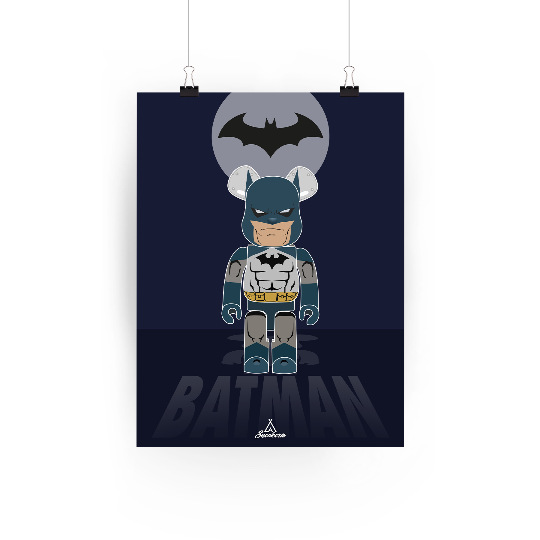 Poster Bearbrick Batman | La Sneakerie